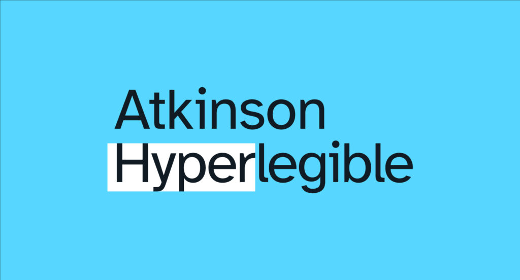 Atkinson Hyperlegible - Applied Design Works